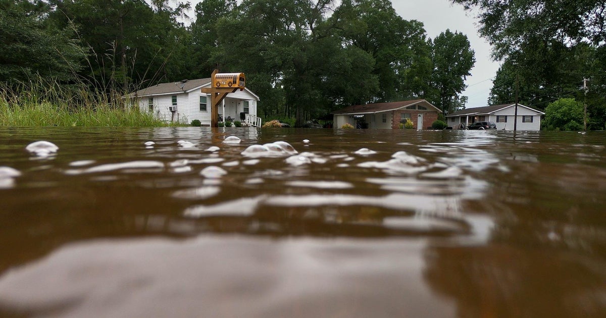 Debby second landfall brings more flooding to East Coast - CBS News