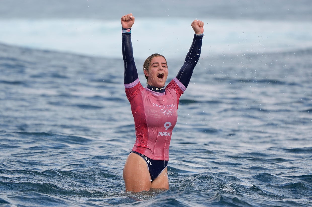 American surfer Caroline Marks on winning Olympic gold in Tahiti: "It ...