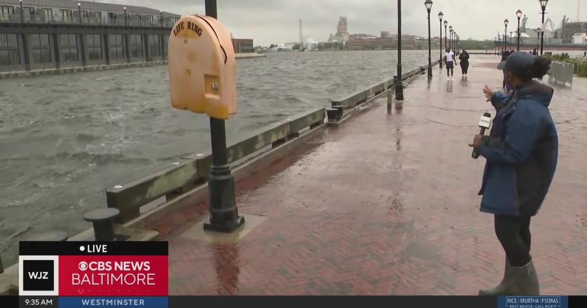 Flood waters continue to rise in Fells Point as Maryland sees remnants ...