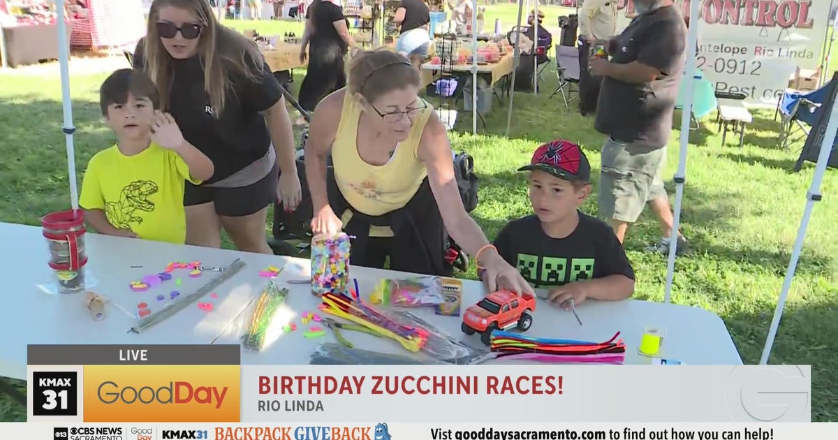 Birthday Zucchini Races! - Good Day Sacramento