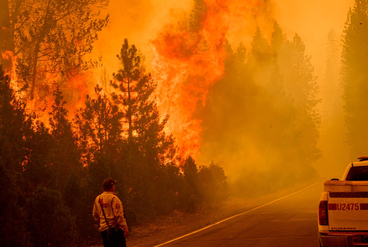 Animation shows how California's Park Fire quickly grew to become one ...