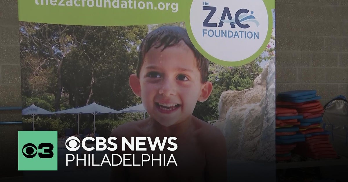 Over 100 New Jersey kids learn how to swim during ZAC Foundation's Water Safety Camp - CBS ...