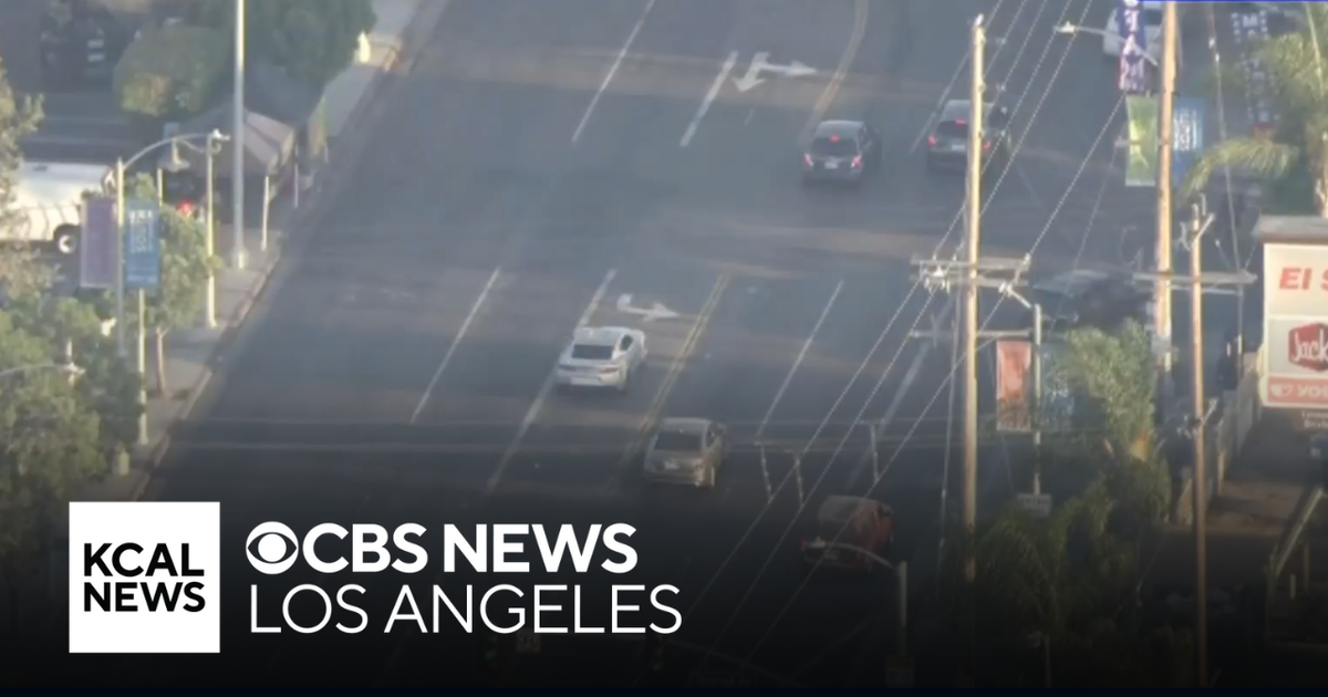Stolen vehicle suspect leads police on dangerous high-speed chase through streets of South LA ...