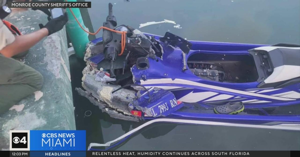 Man and boy die after crashing boat into Florida Keys seawall - CBS Miami
