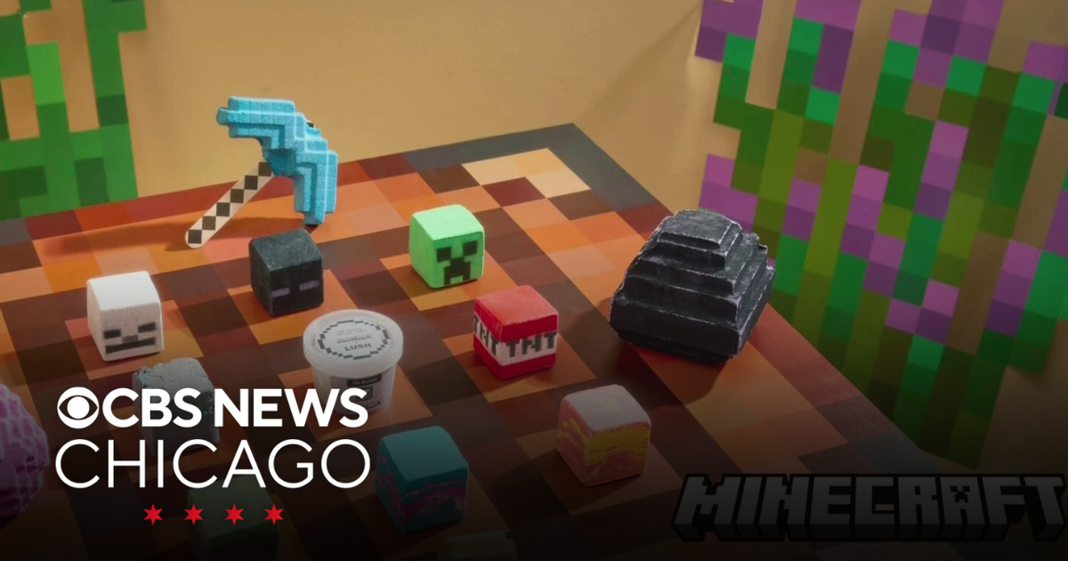 Lush launching hygiene products inspired by Minecraft - CBS Chicago