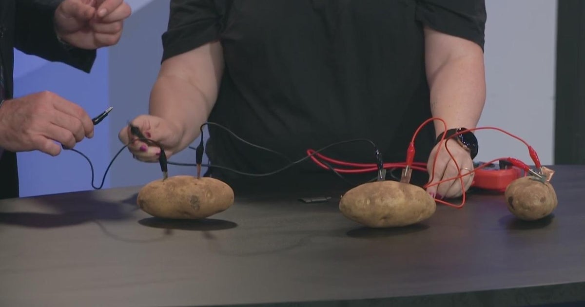 Michigan Science Center demonstrates "potato circuits" - CBS Detroit