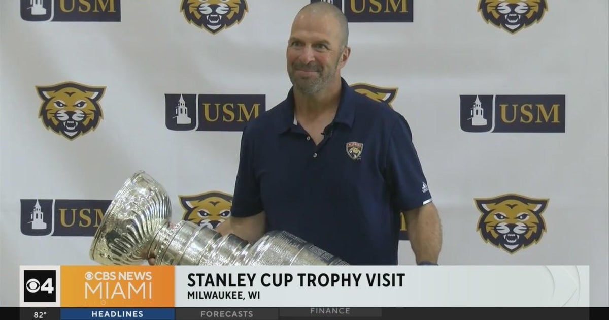 Florida Panthers GM Zito brings Stanley Cup to Milwaukee - CBS Miami