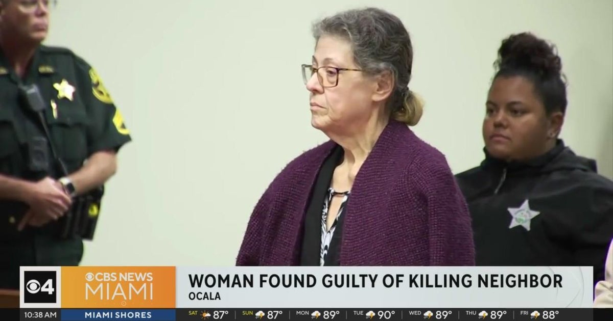 White Florida woman found guilty of killing of Black neighbor - CBS Miami