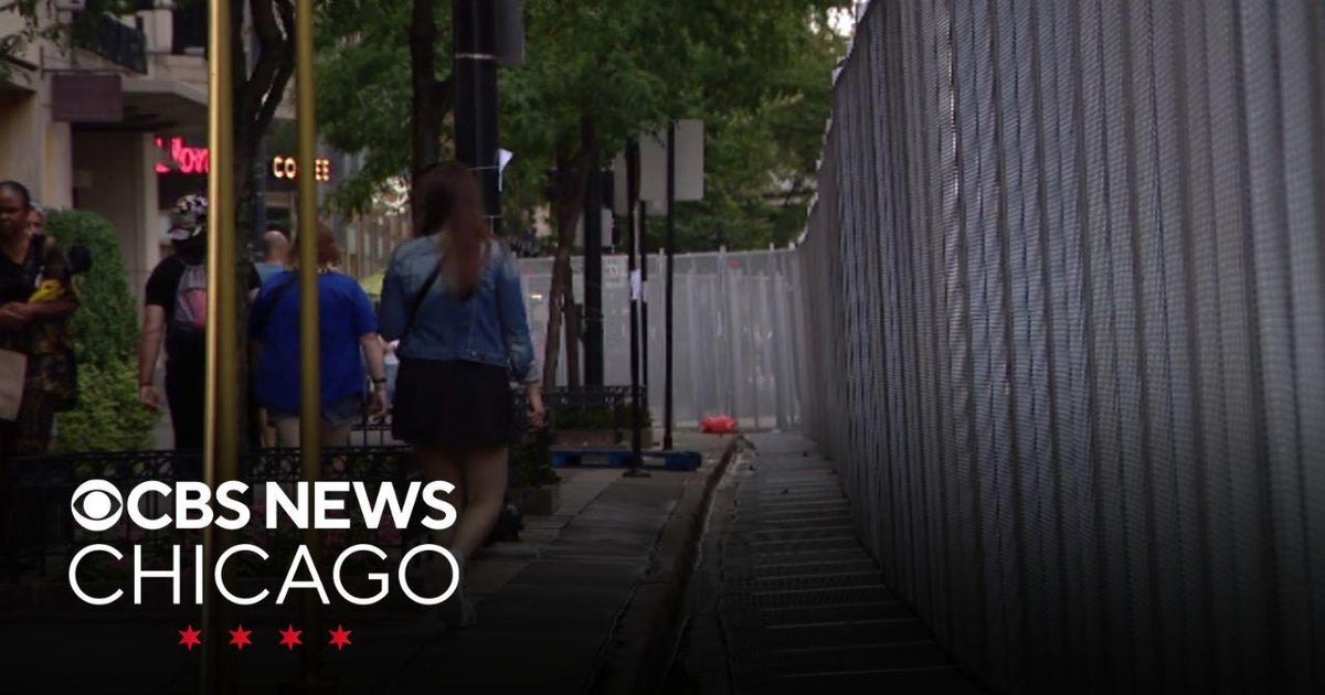 New DNC security measures take downtown Chicago by surprise - CBS Chicago