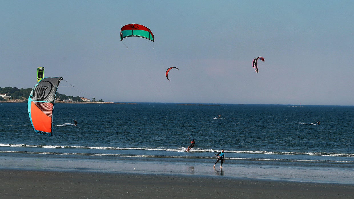 Why is kiteboarding big in Nahant, Massachusetts? The answer is blowin ...