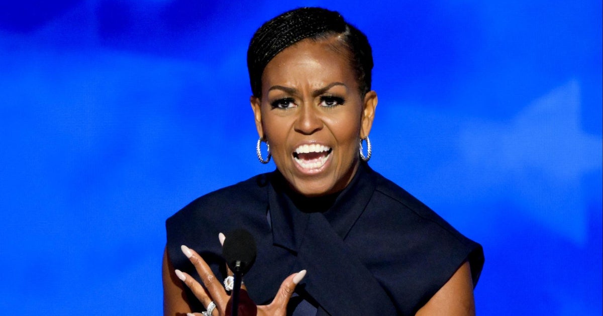 Michelle Obama responds to Trump "Black jobs" comments at DNC - CBS News