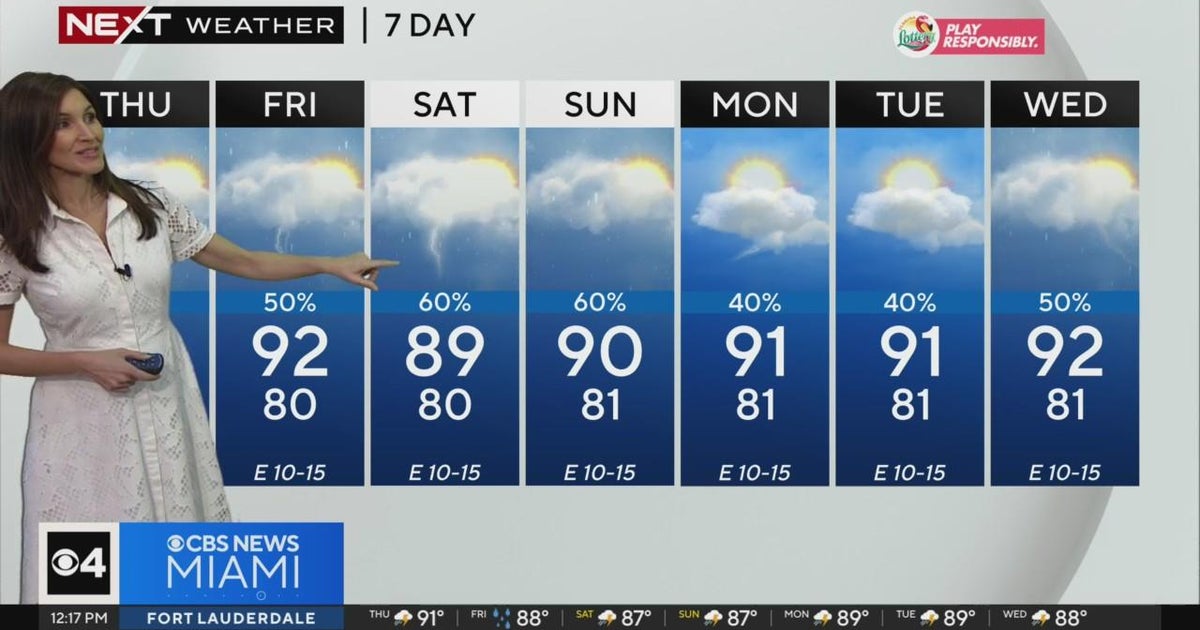 South Florida Weather for Thursday 8/22/2024 12PM - CBS Miami