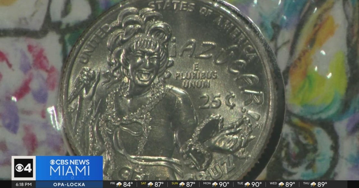 Celia Cruz, "Queen of Salsa," officially on U.S. quarter - CBS Miami