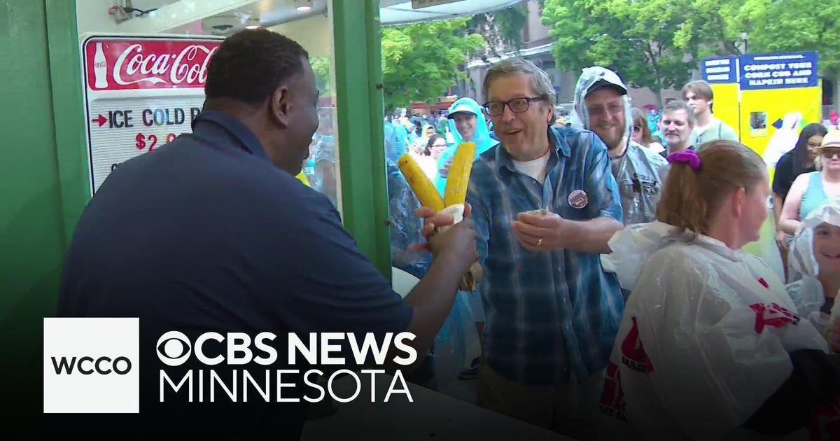 Reg and Adam work the Minnesota State Fair’s Corn Roast booth! - CBS ...