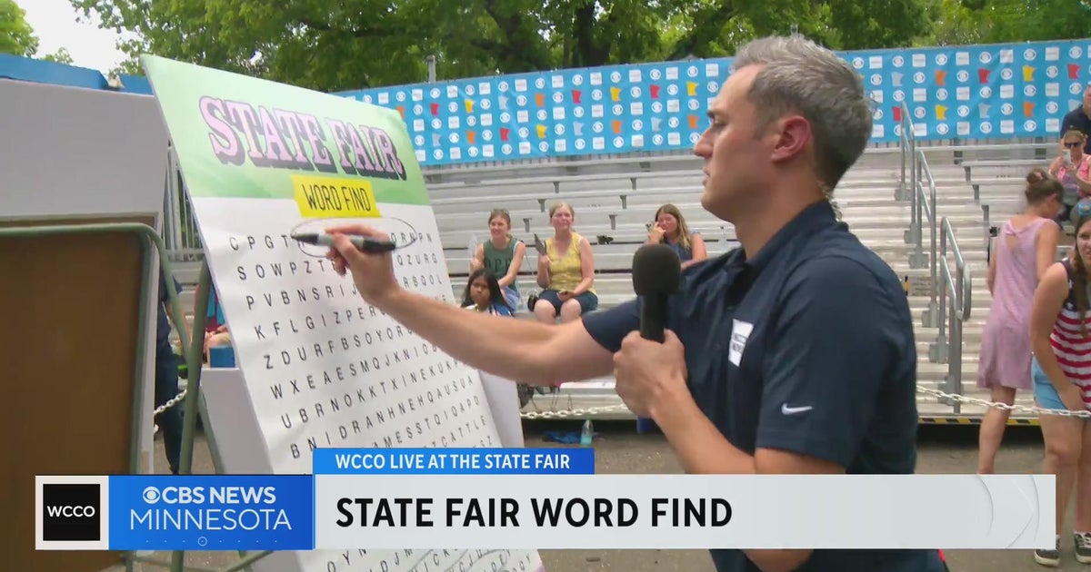 WCCO plays “State Fair Word Find” - CBS Minnesota