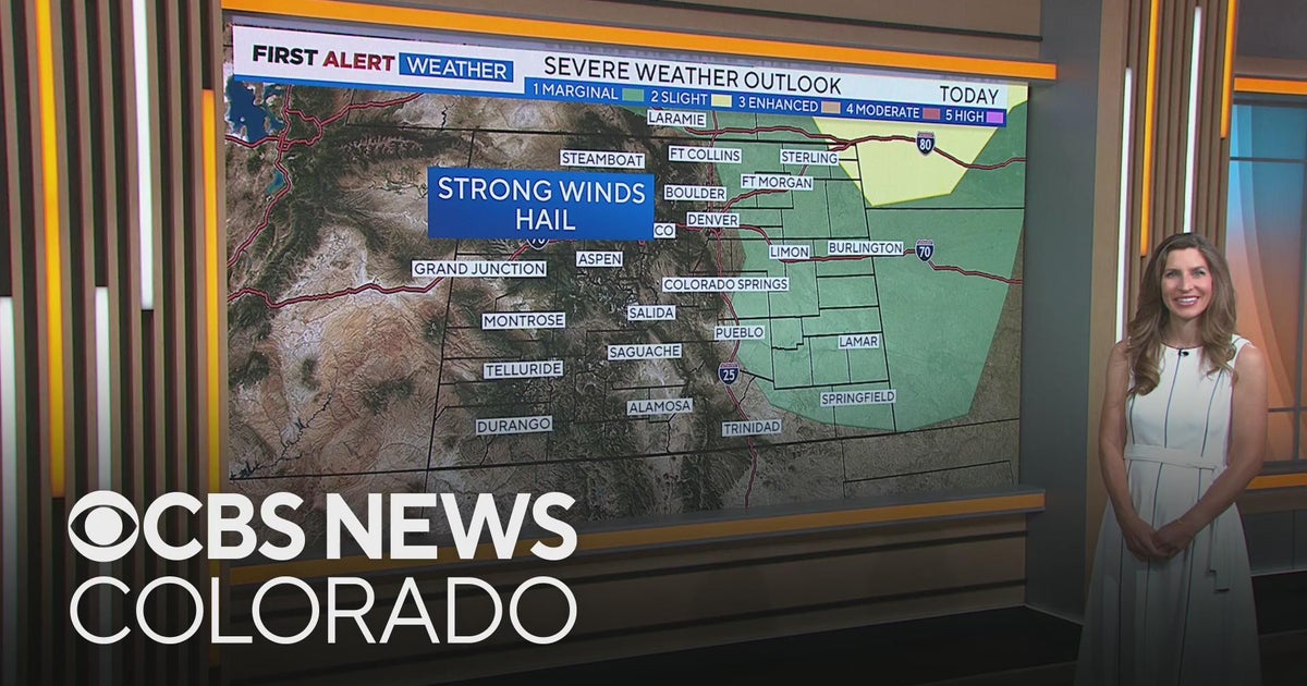 Denver weather: Mostly cloudy with a chance of storms - CBS Colorado