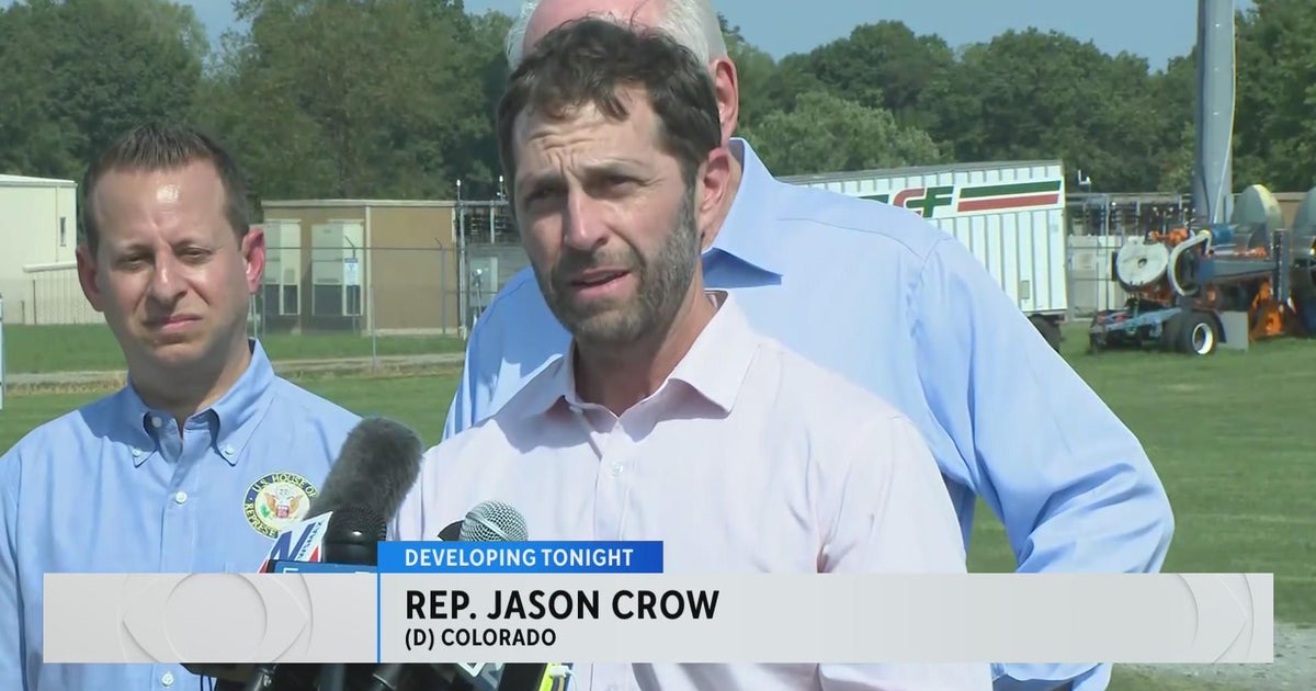 Colorado Rep. Jason Crow tours site of assassination attempt on former ...