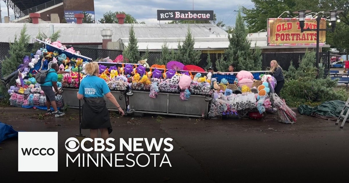 Checking out the storm damage at the State Fair - CBS Minnesota