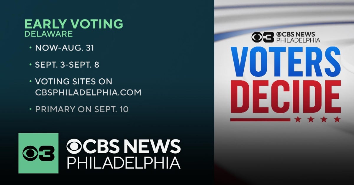Early voting starts on Wednesday in Delaware ahead of September primary ...