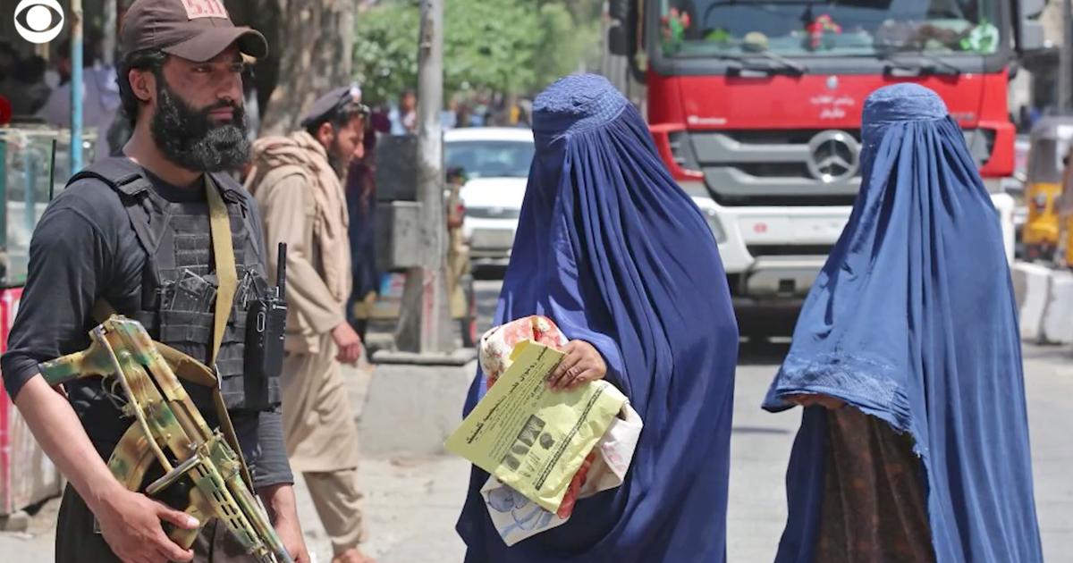 Taliban bans women from singing or reading out loud in public - CBS News