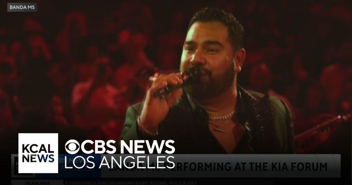 Banda MS performing at the Kia Forum - CBS Los Angeles