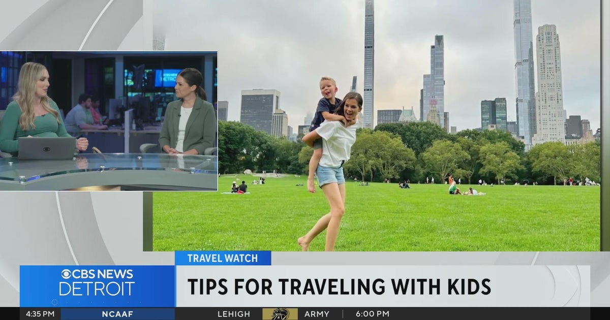 Tips for traveling with your kids for Labor Day weekend - CBS Detroit