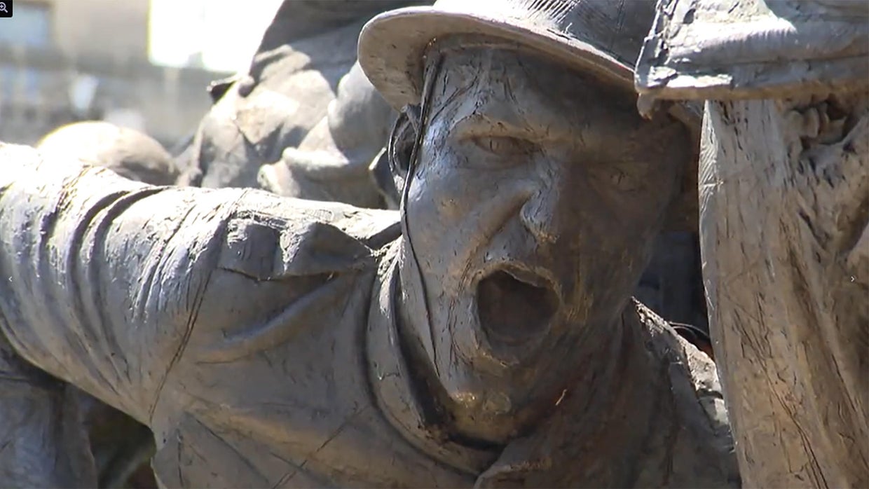 Creating a memorial to the horrors of World War I - CBS News
