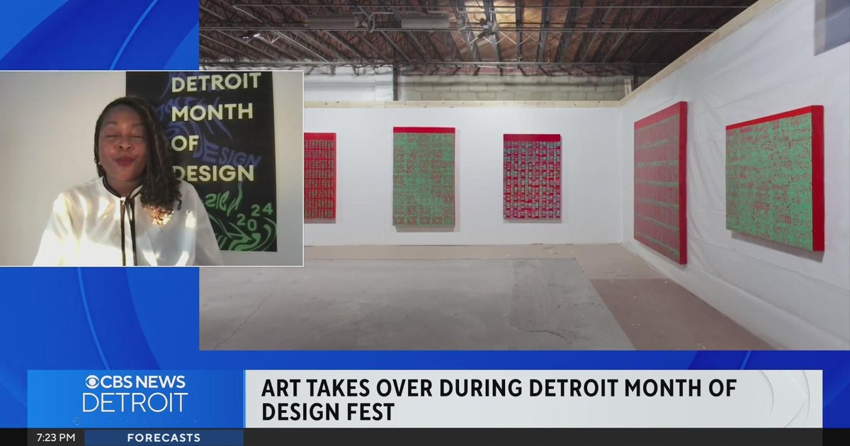 Art takes over during Detroit Month of Design in September - CBS Detroit