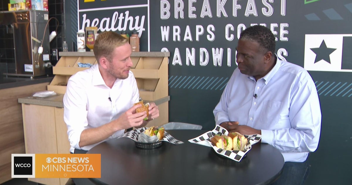Reg and Adam share a sandwich to celebrate a huge milestone - CBS Minnesota