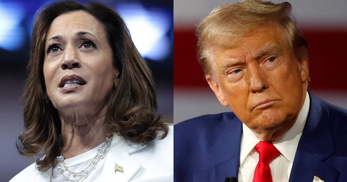 Harris, Trump neck and neck in 3 important states ahead of debate - CBS ...