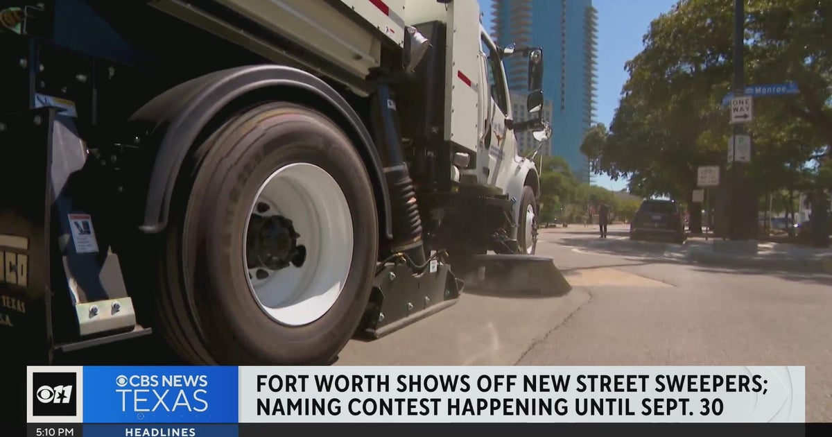City of Fort Worth shows off new street sweepers, want name suggestions ...