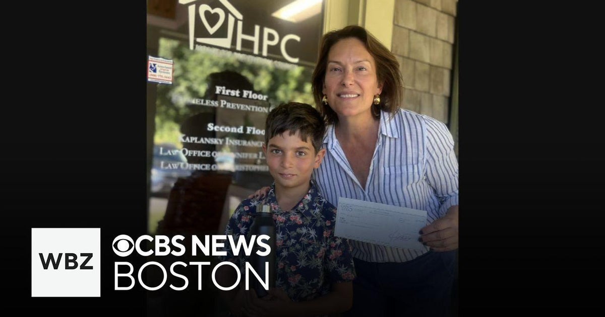 9-year-old presents $1,000 check to support homeless families on Cape ...