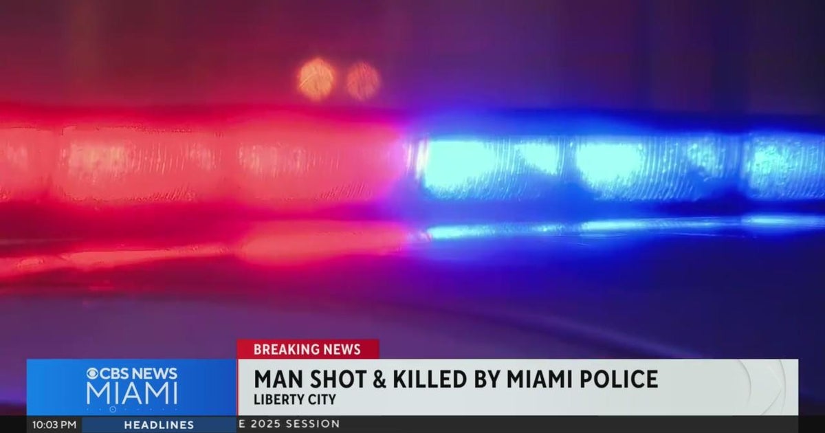 Man shot, killed by Miami police - CBS Miami