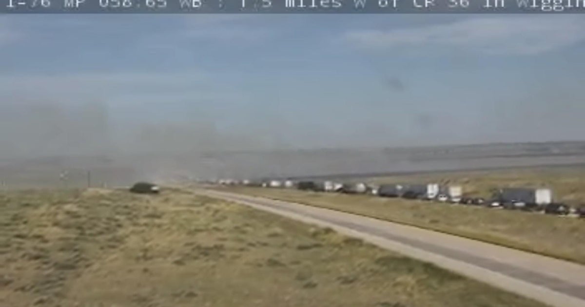 I-76 closed in both directions due to wildfire burning near Wiggins ...