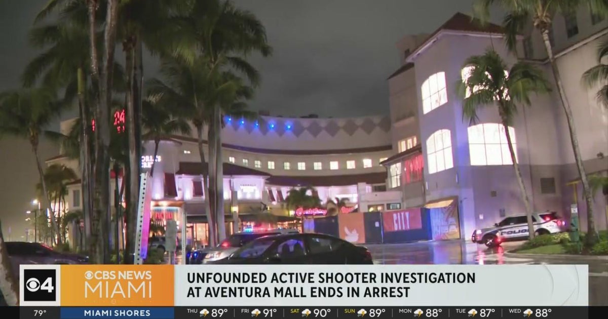 Unfounded active shooter investigation at Aventura Mall ends in arrest ...