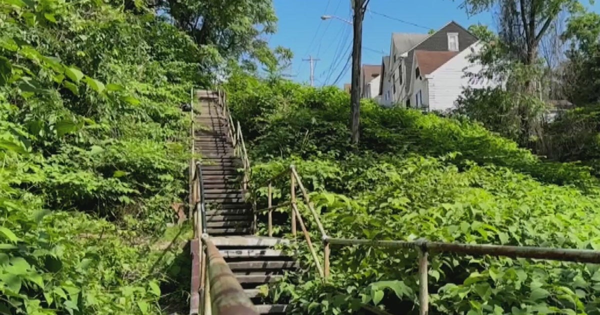 Man makes Pittsburgh's first map of steps - CBS Pittsburgh