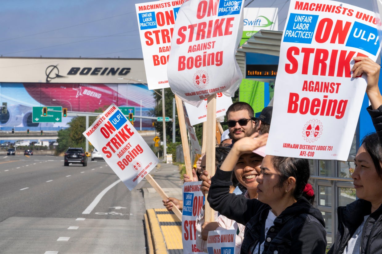 Boeing set to start large-scale furloughs due to machinists strike ...