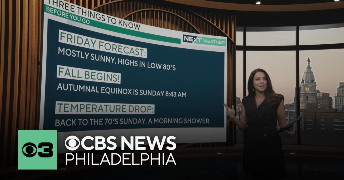 Final Friday of summer to bring mostly sunny weather in Philadelphia ...