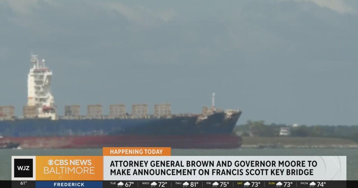 Major announcement regarding the Key Bridge and Dali cargo ship ...