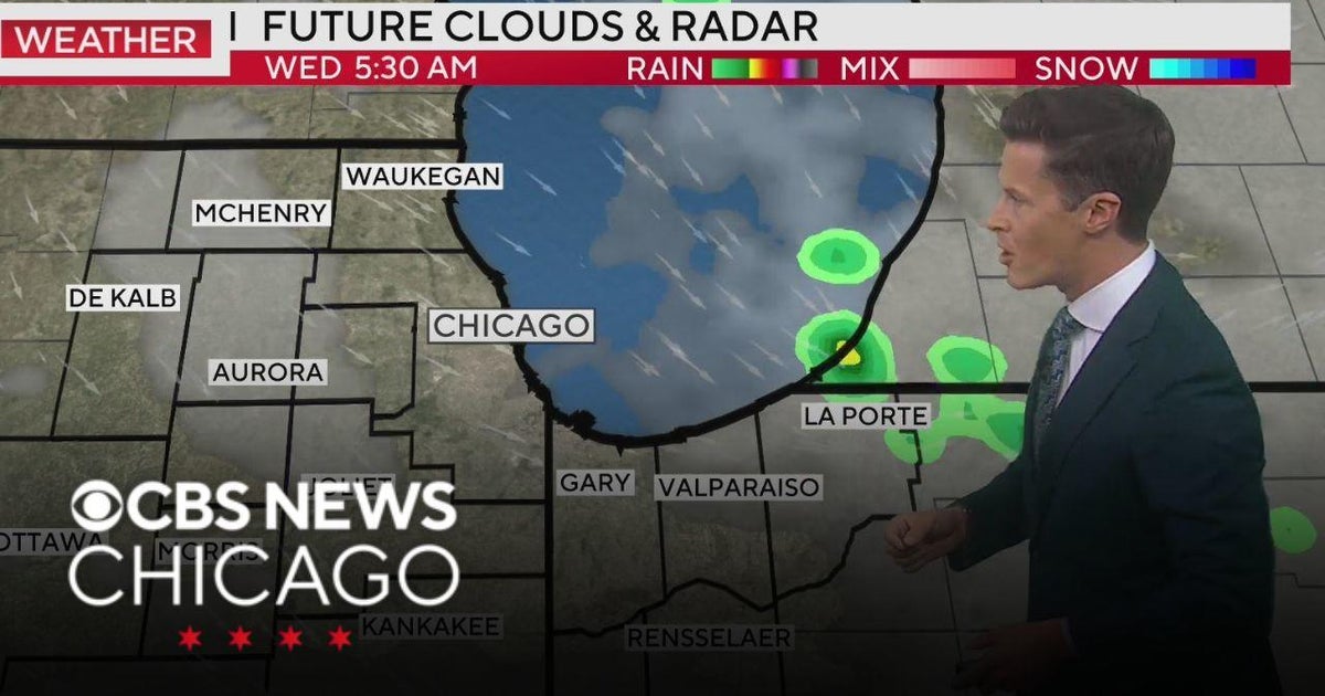 Isolated showers for Wednesday - CBS Chicago
