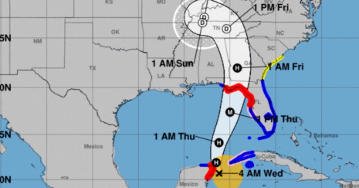 Helene becomes hurricane before Florida landfall - CBS News