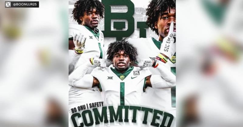 Bo Onu looks forward to facing future Baylor teammate Edward Griffin on ...