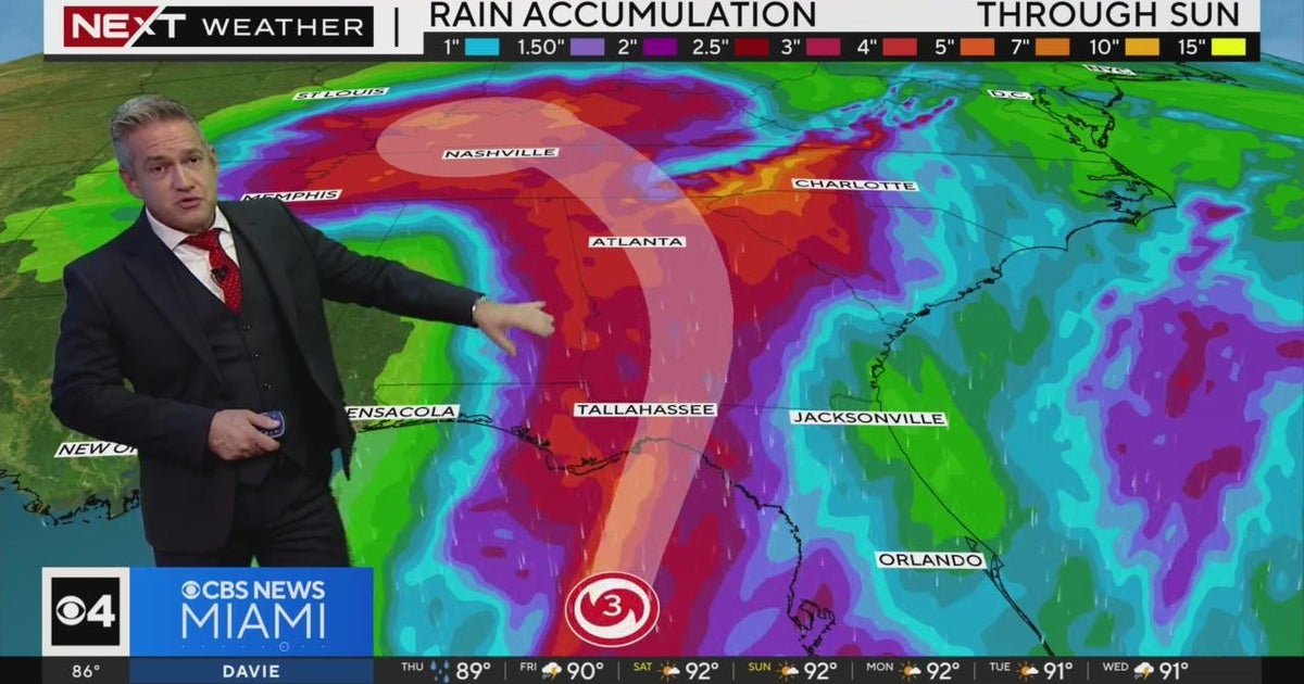 Hurricane Helene 5 p.m. Thursday update - CBS Miami