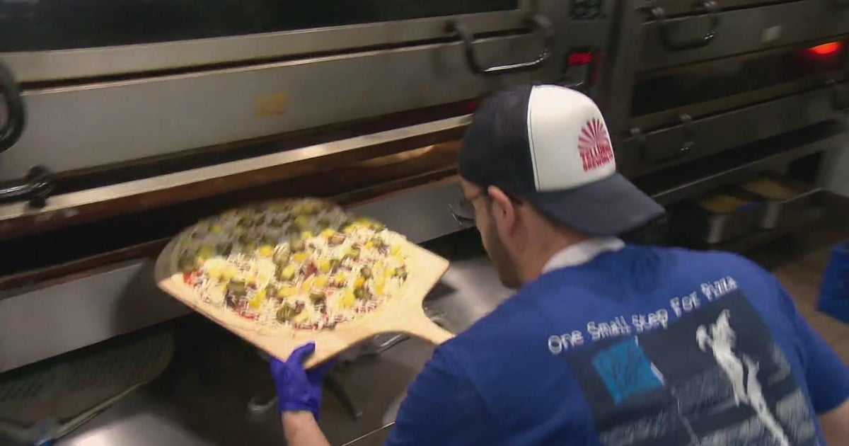Blue Pan pizza in Golden presents pizza "Detroit style" - CBS Colorado