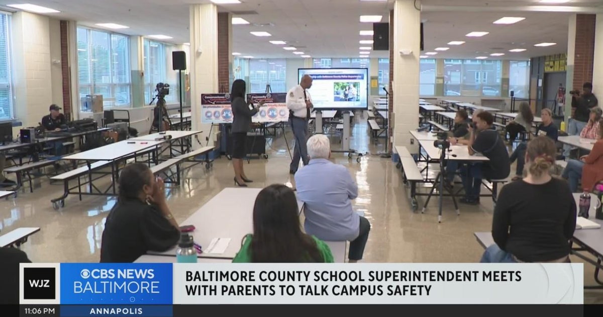 Baltimore County superintendent addresses school safety protocols - CBS ...