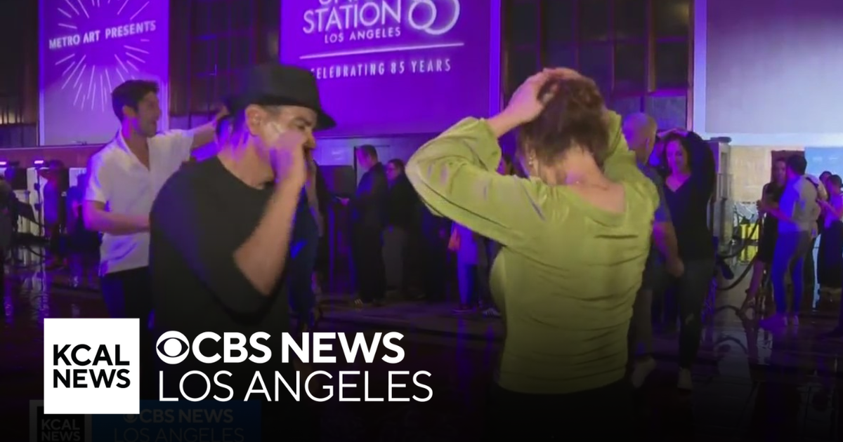 Metro hosts salsa dancing event at Union Station - CBS Los Angeles
