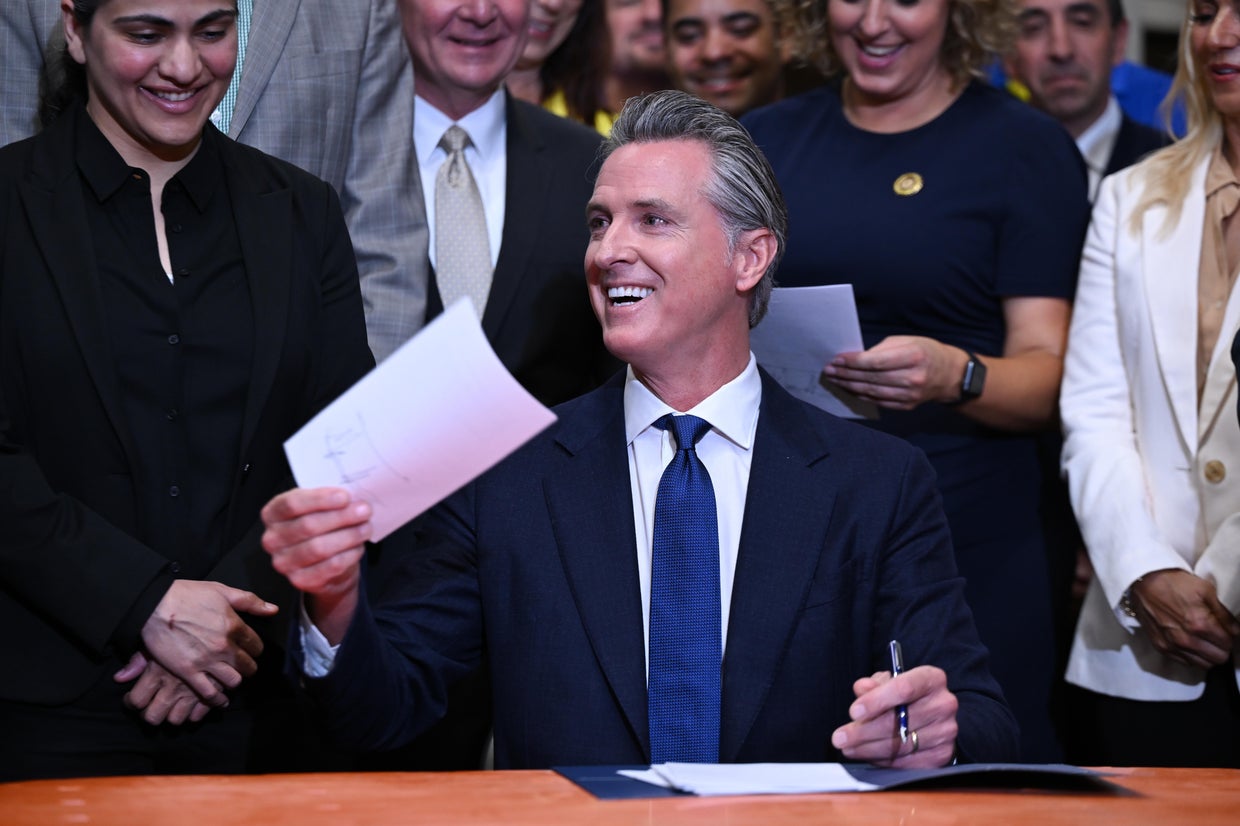 California Gov. Gavin Newsom signed hundreds of bills into law this ...