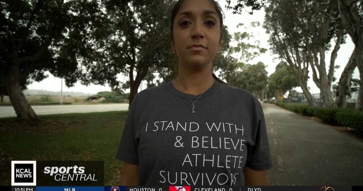 Devi Jags' mission to fight sexual violence & mental health stigma in sports - CBS Los Angeles