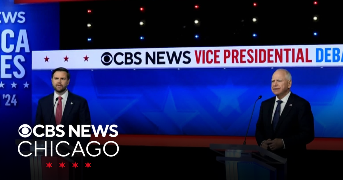 CBS News poll shows split of who won VP debate - CBS Chicago