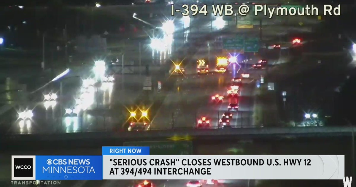 Crash closes Highway 12 in west metro - CBS Minnesota